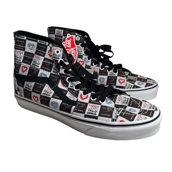 Vans | Shoes | Nwt Vans Sk8 Hi Tapered Sneaker Love Letters Black M5 ...